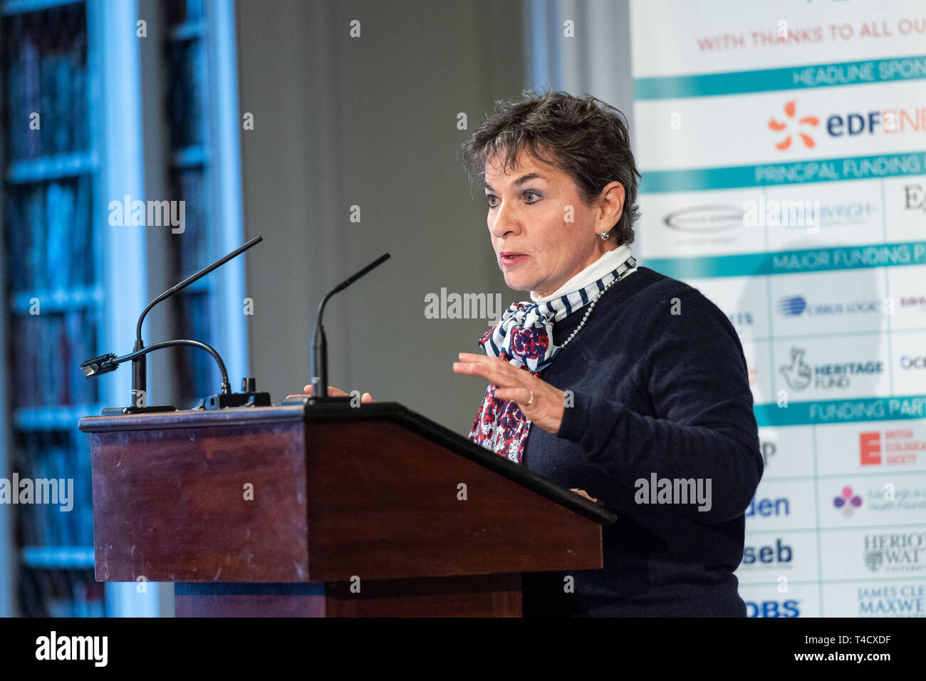 Signet Library Christiana Figueres receives the Edinburgh Medal at a ...