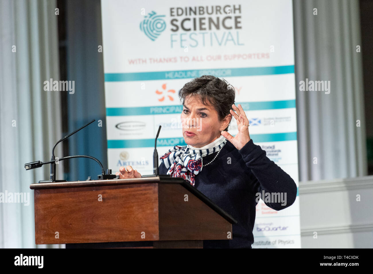 Signet Library Christiana Figueres receives the Edinburgh Medal at a ...