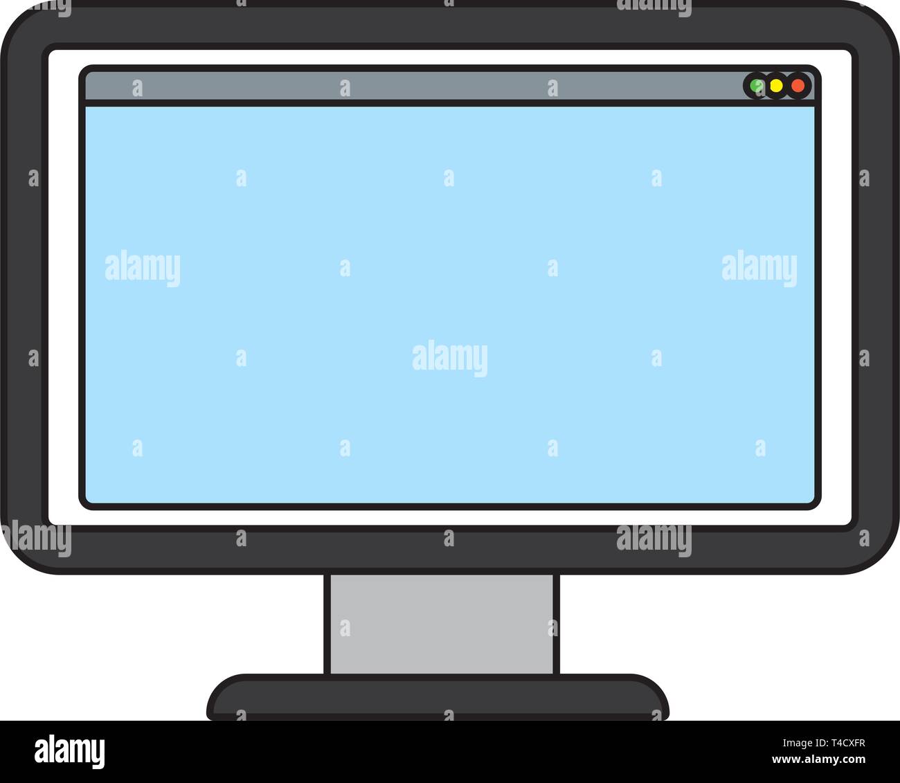 technology device computer cartoon vector illustration graphic design ...