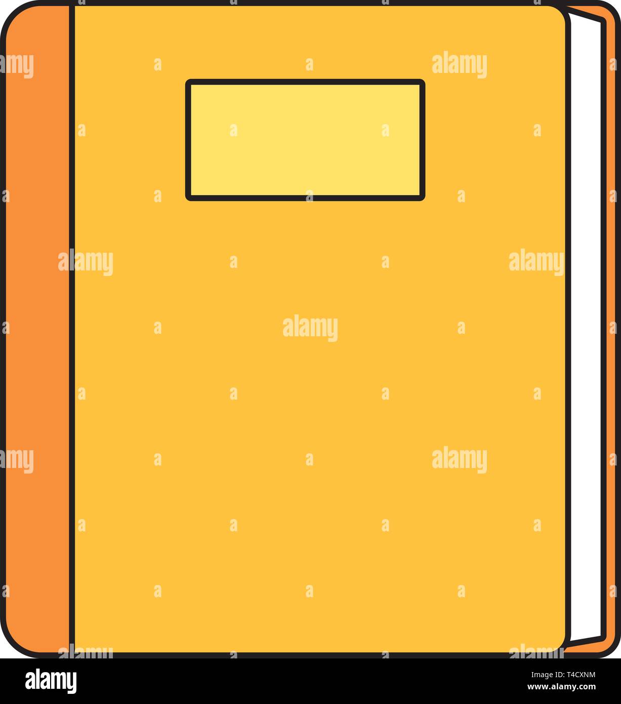 study element book cartoon vector illustration graphic design Stock ...