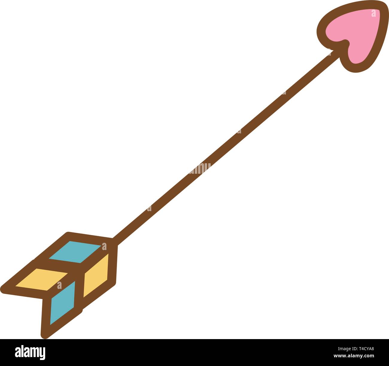 arrow icon cartoon isolated vector illustration graphic design Stock ...