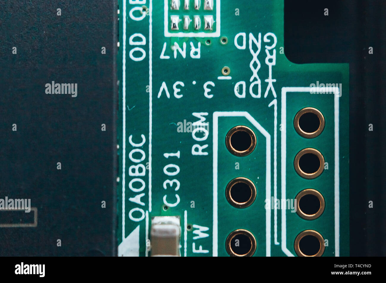 Circuit board repair. Electronic hardware modern technology ...