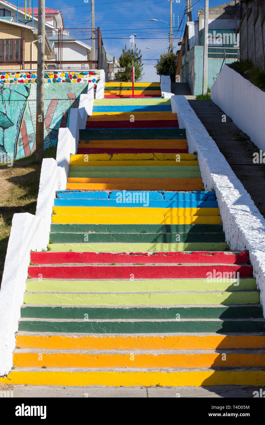 Colourful steps hi-res stock photography and images - Alamy