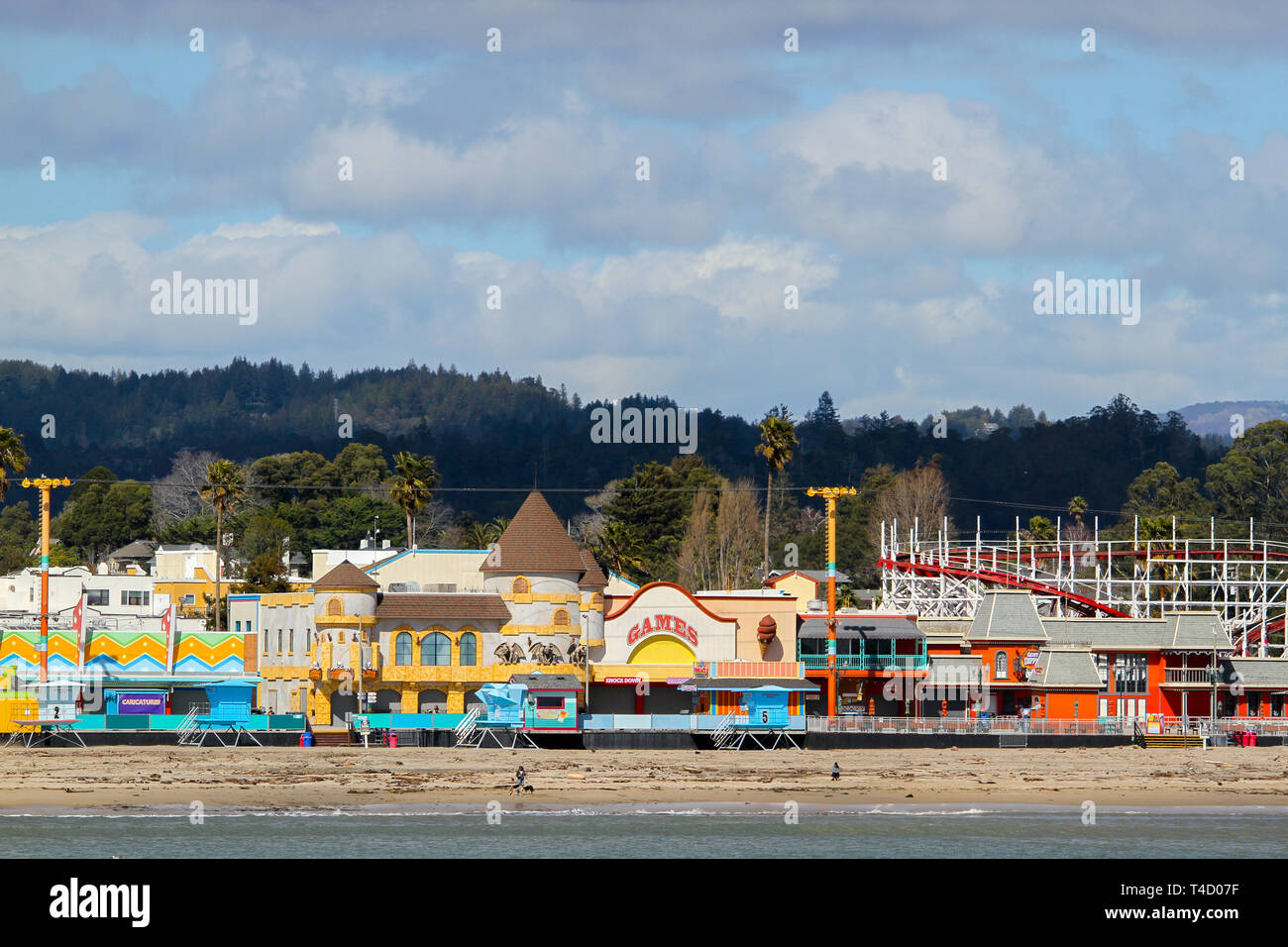 Amusement park santa cruz california hi-res stock photography and ...
