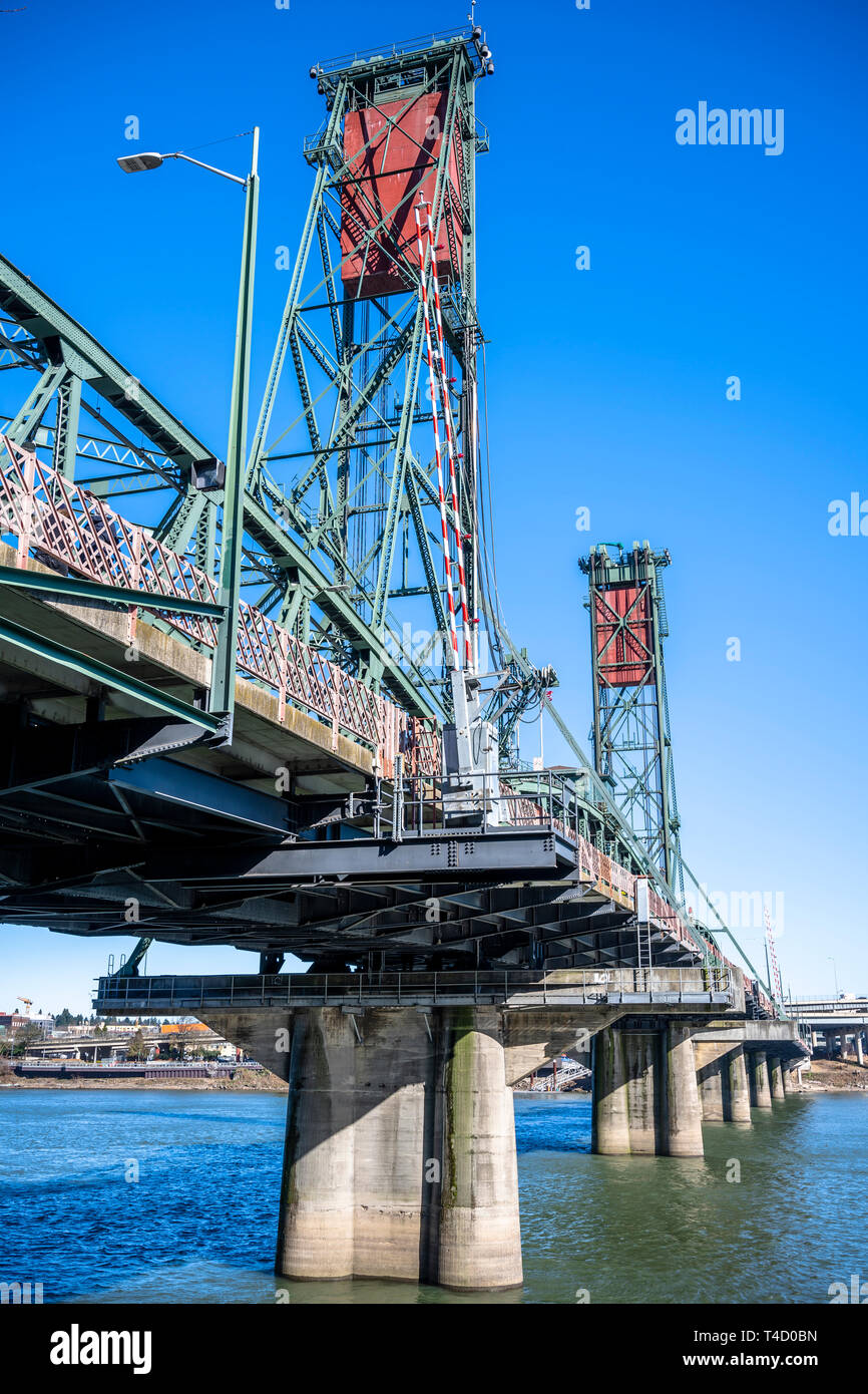 Sectional Arched Metal truss Hawthorne transportation lift bridge with ...
