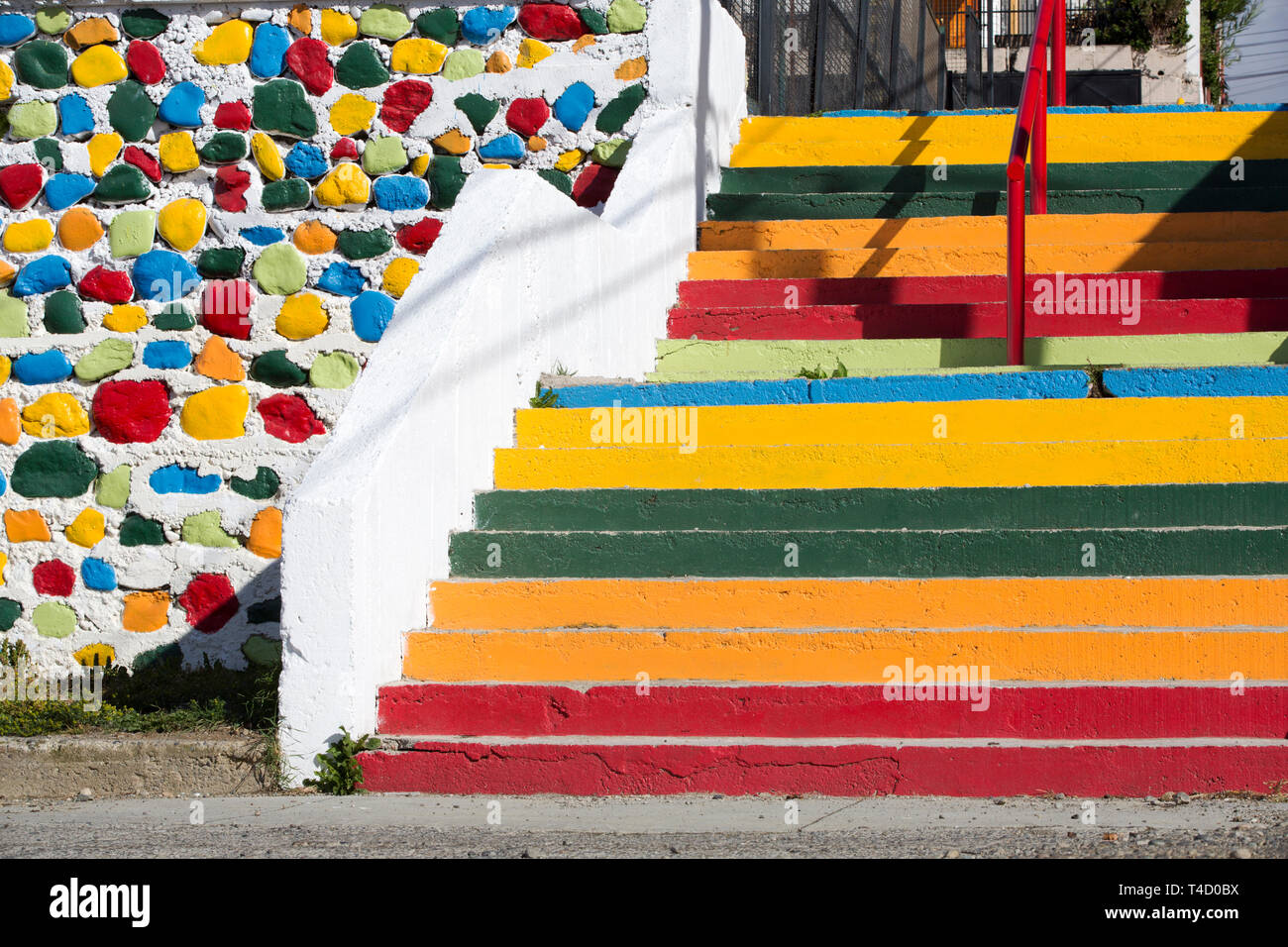 Colourful steps hi-res stock photography and images - Alamy