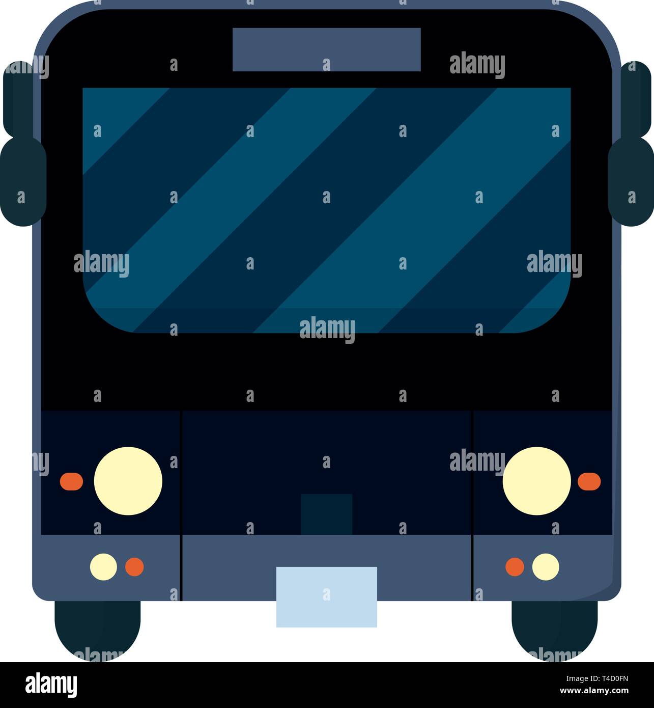 transportation concept bus cartoon vector illustration graphic design ...