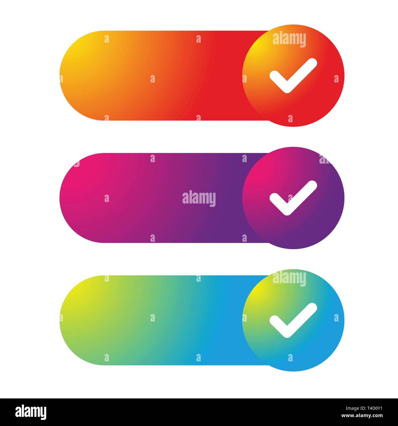 Colorful Web Button set Stock Vector Image & Art - Alamy