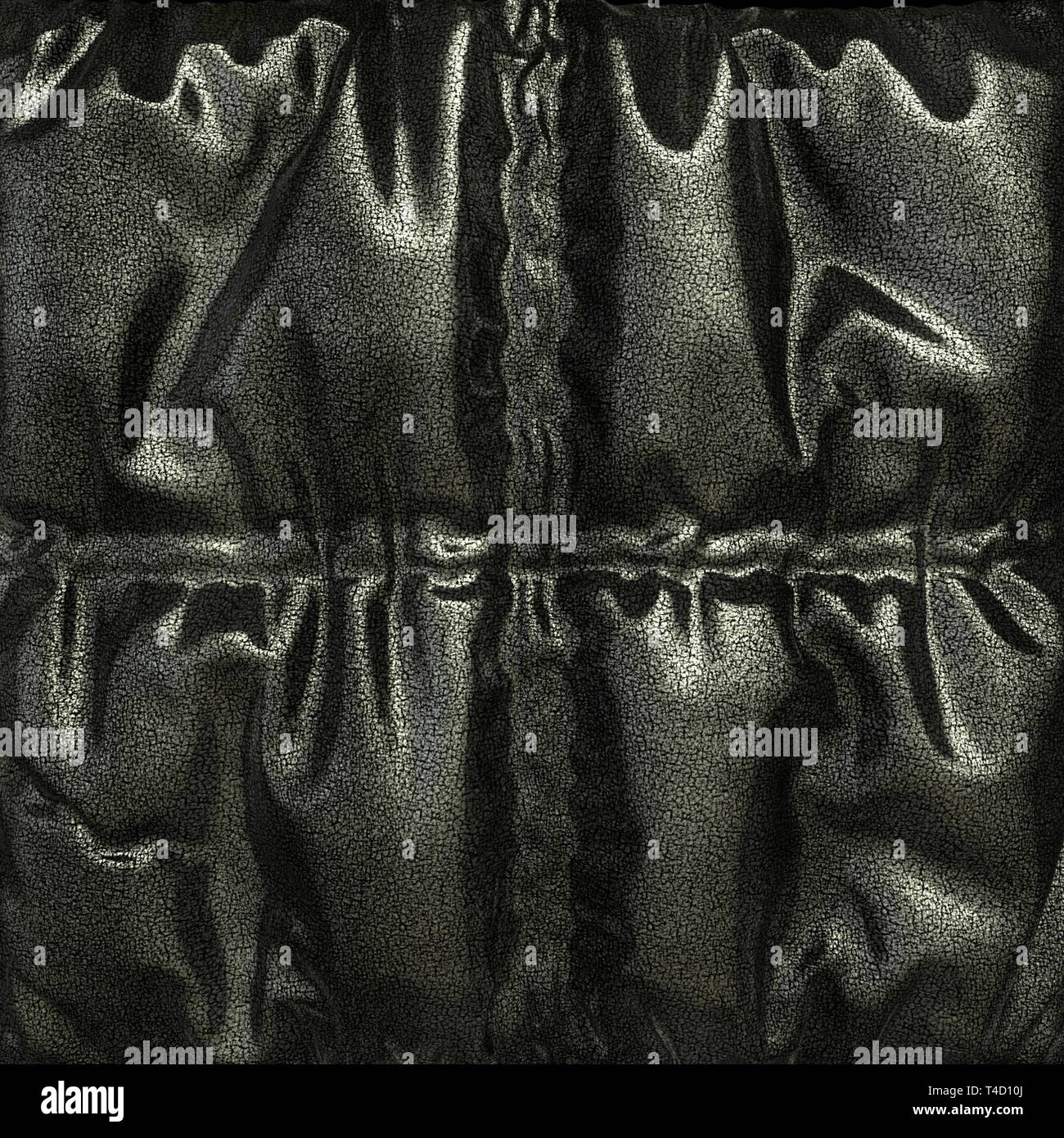 Leather black background or texture 3d illustration Stock Photo - Alamy