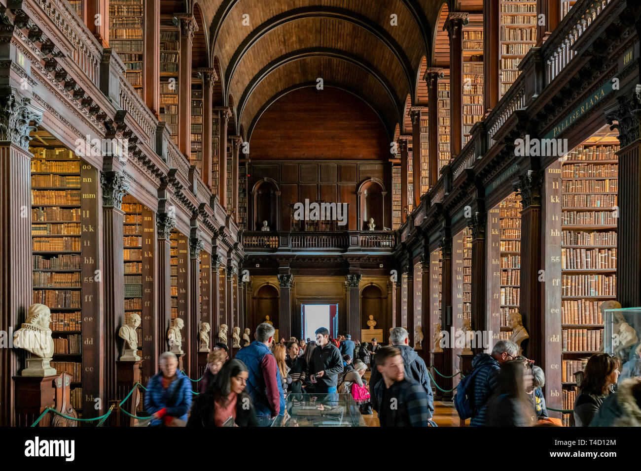 Dublin, OCT 31: The famous interior view of the Book of Kells of ...