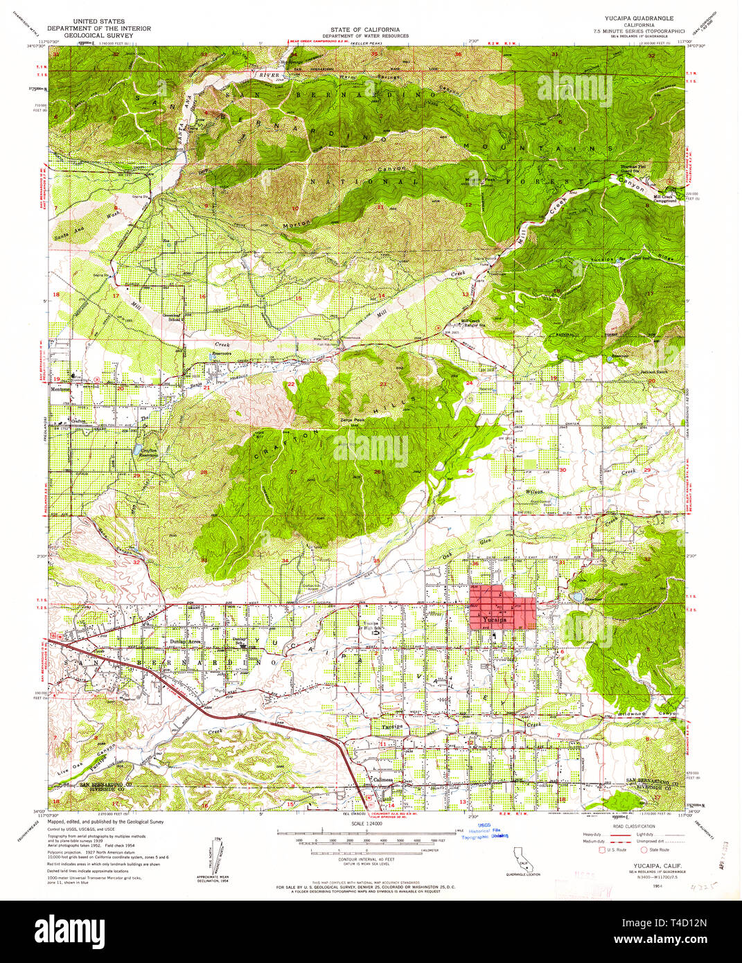 Yucaipa map hi-res stock photography and images - Alamy