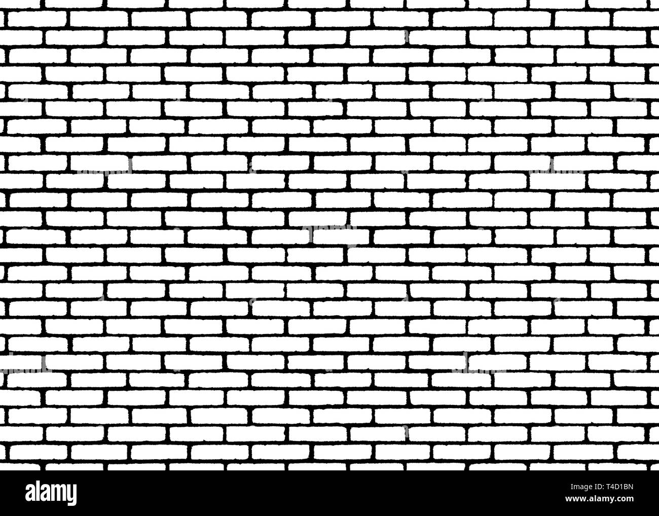 Brick Wall Drawing Design
