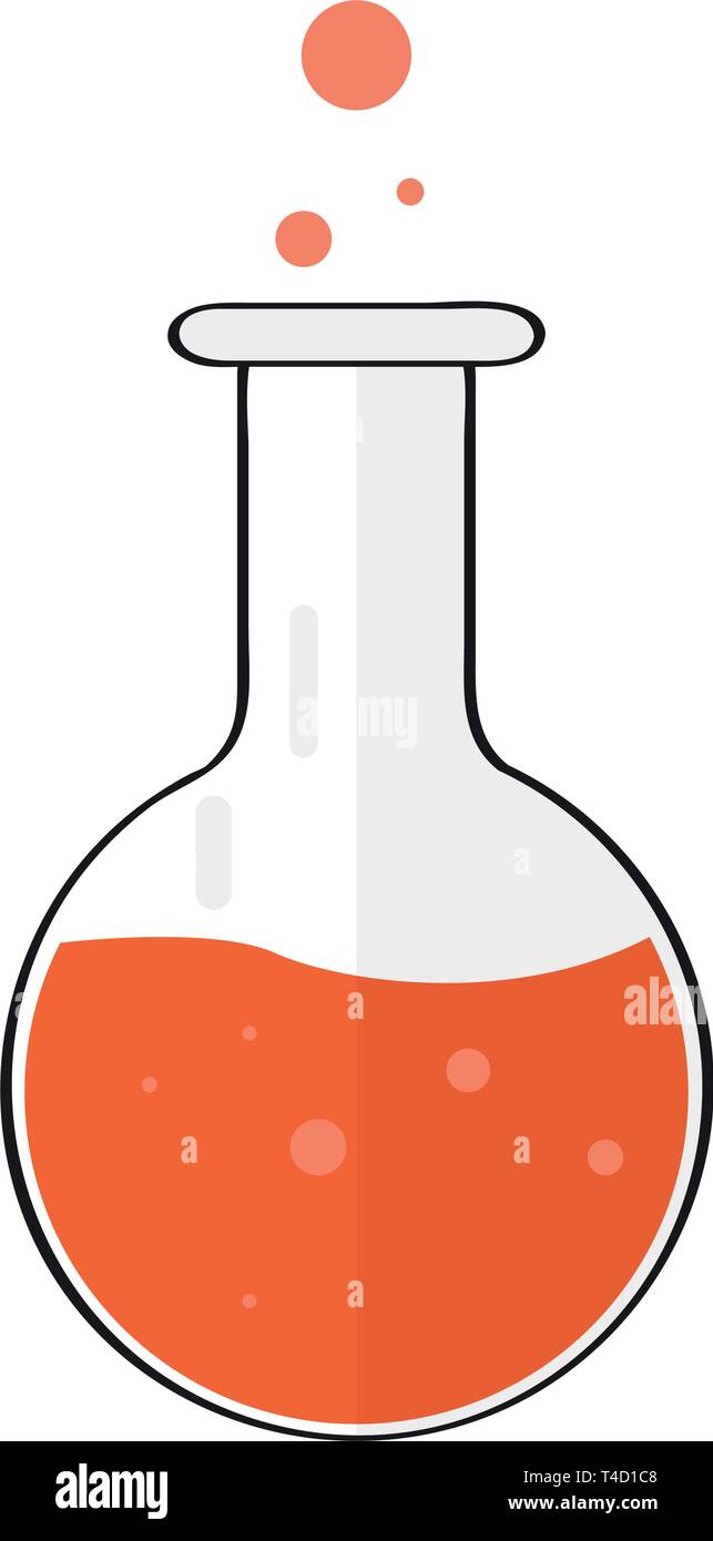 Flat bottomed flask image Stock Vector Image & Art - Alamy