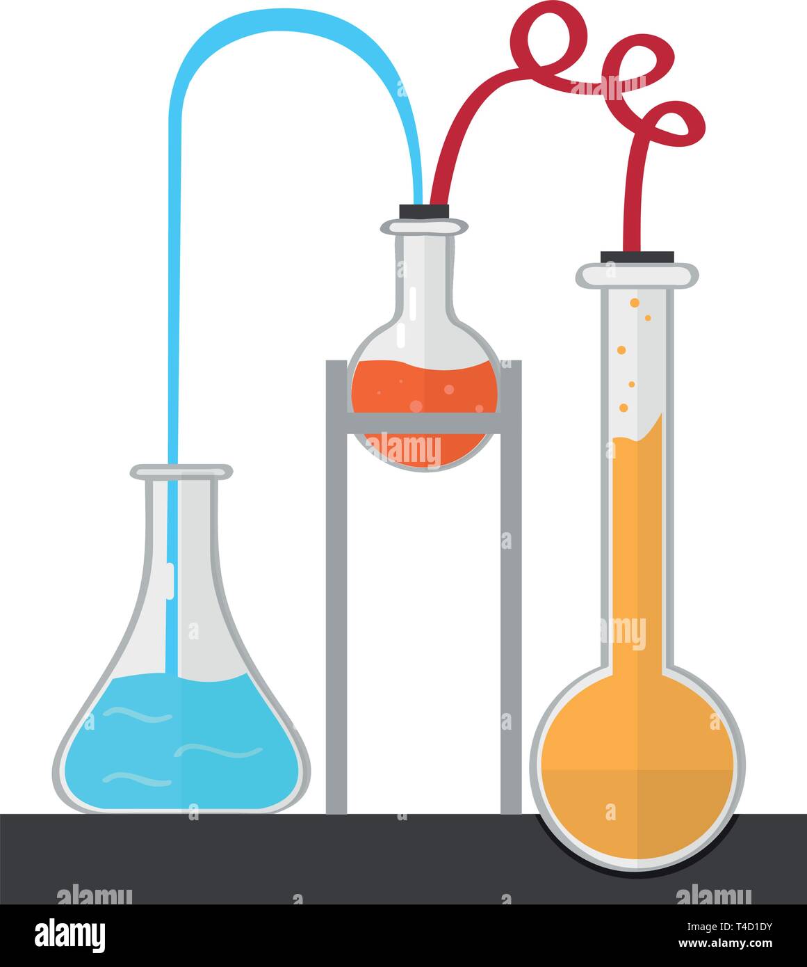 Chemical laboratory rack equipment Stock Vector Images - Alamy