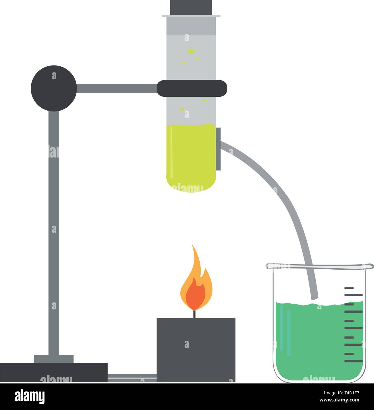 Chemical laboratory rack equipment Stock Vector Images - Alamy
