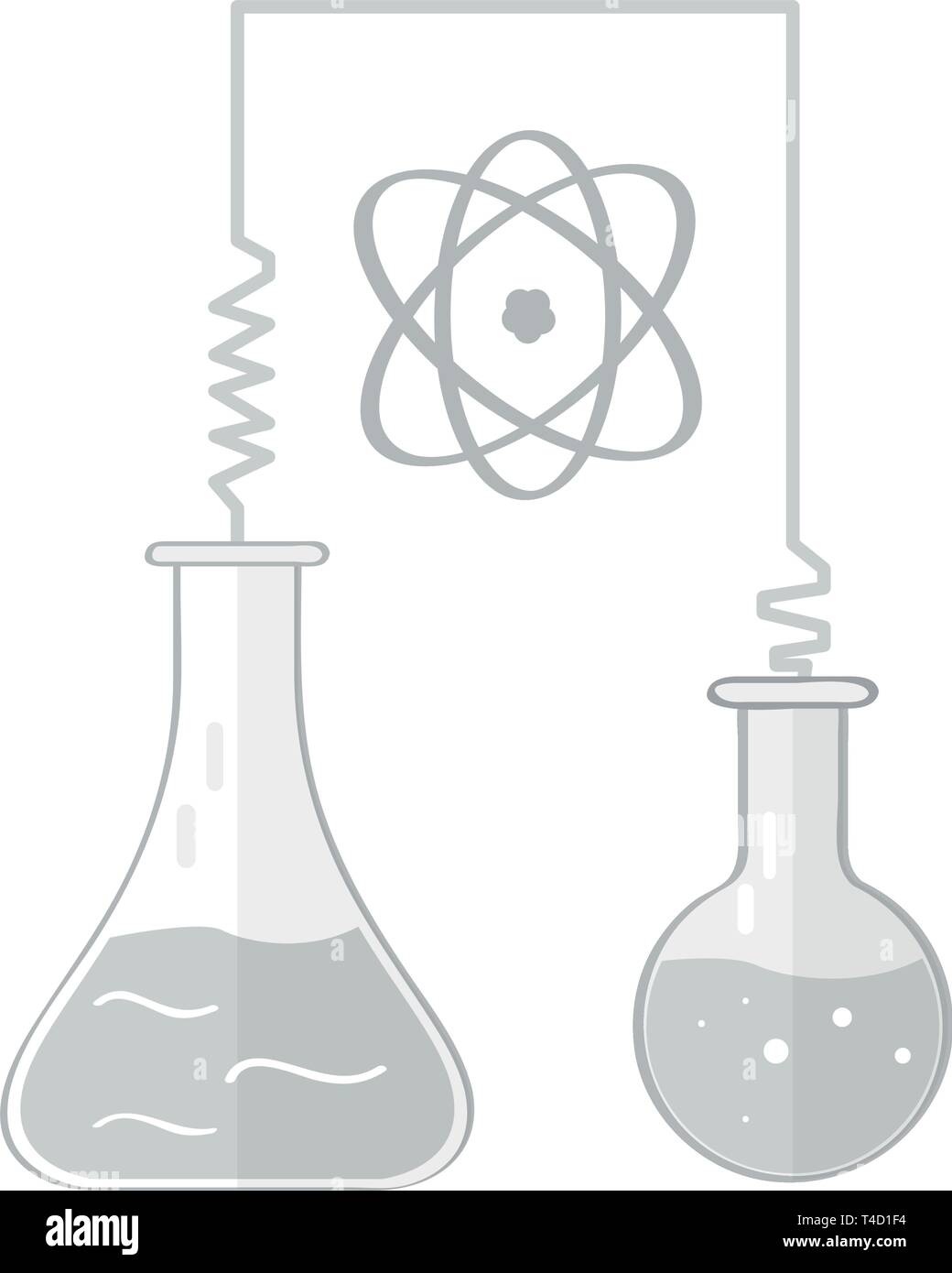 Isolated chemical experiment image Stock Vector Image & Art - Alamy