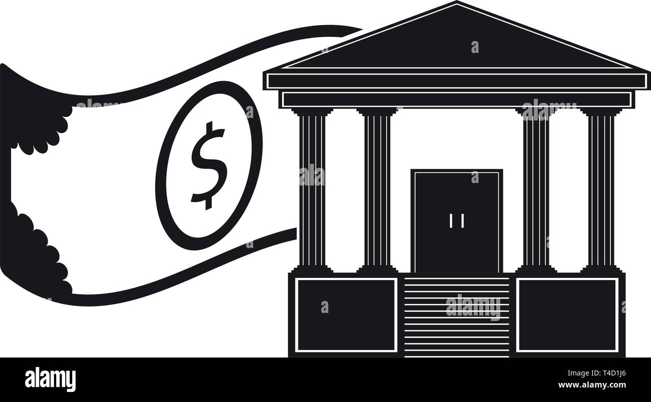 A bank and building Stock Vector Images - Alamy