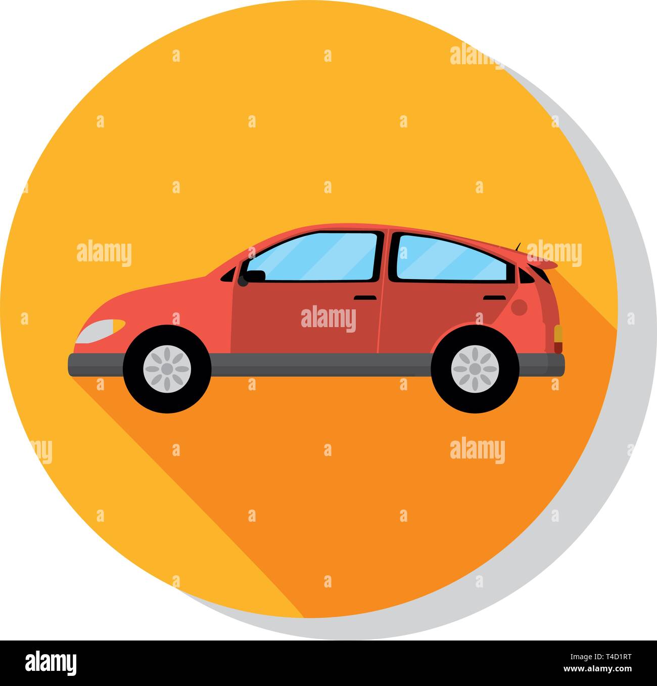 transportation concept car cartoon vector illustration graphic design ...