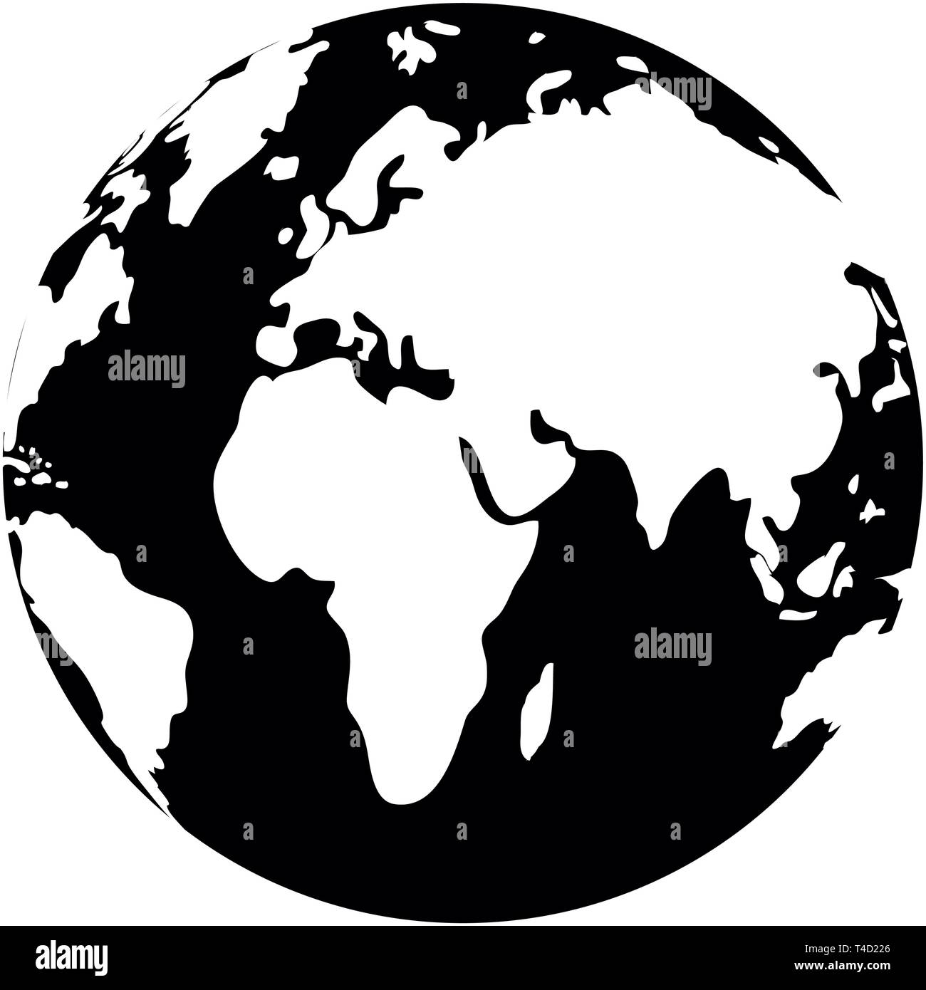 world map cartoon vector illustration graphic design Stock Vector Image ...