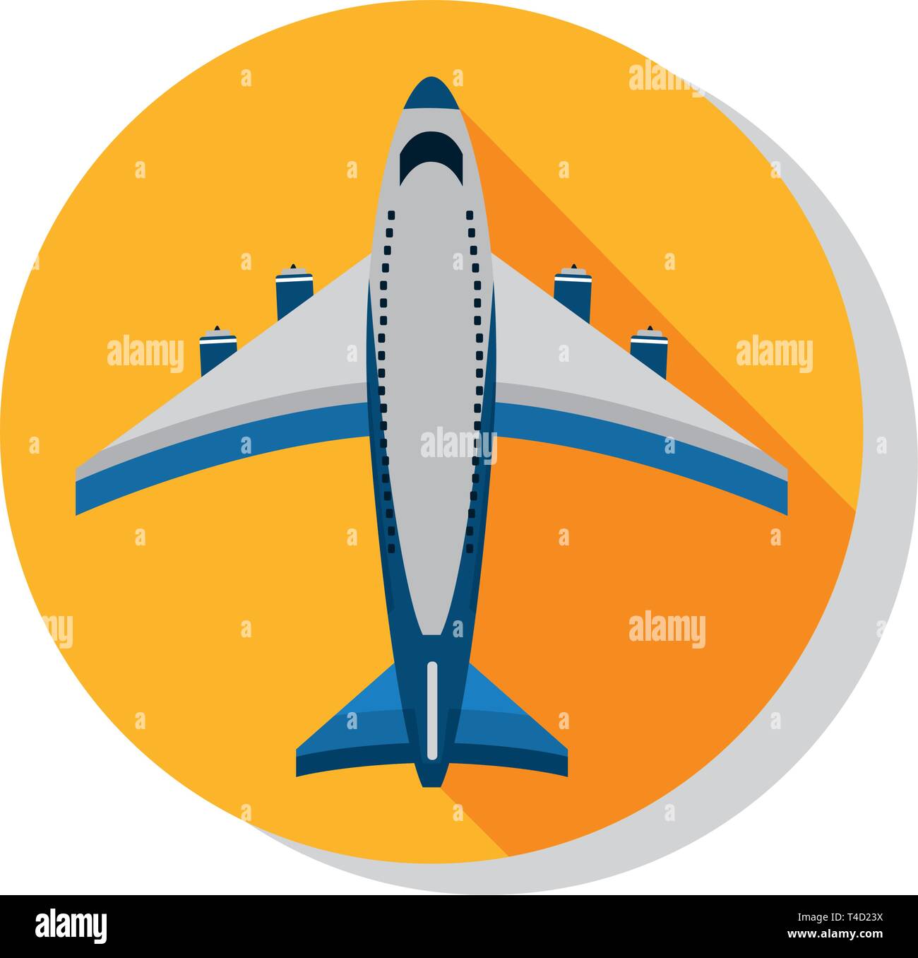 transportation concept airplane cartoon vector illustration graphic ...