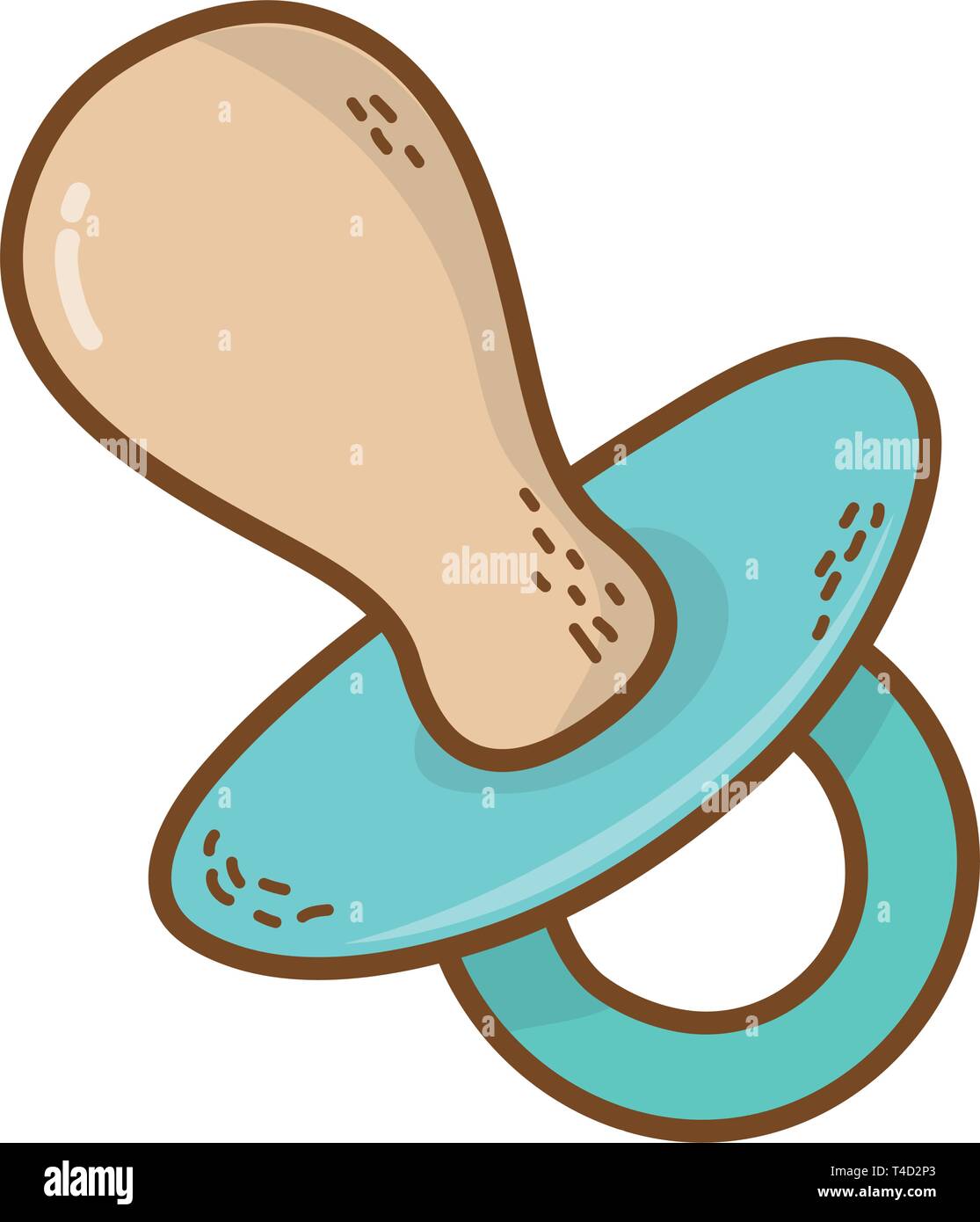 cute baby shower element dummy cartoon vector illustration graphic ...