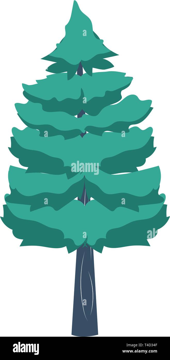 outdoor concept tree cartoon vector illustration graphic design Stock ...