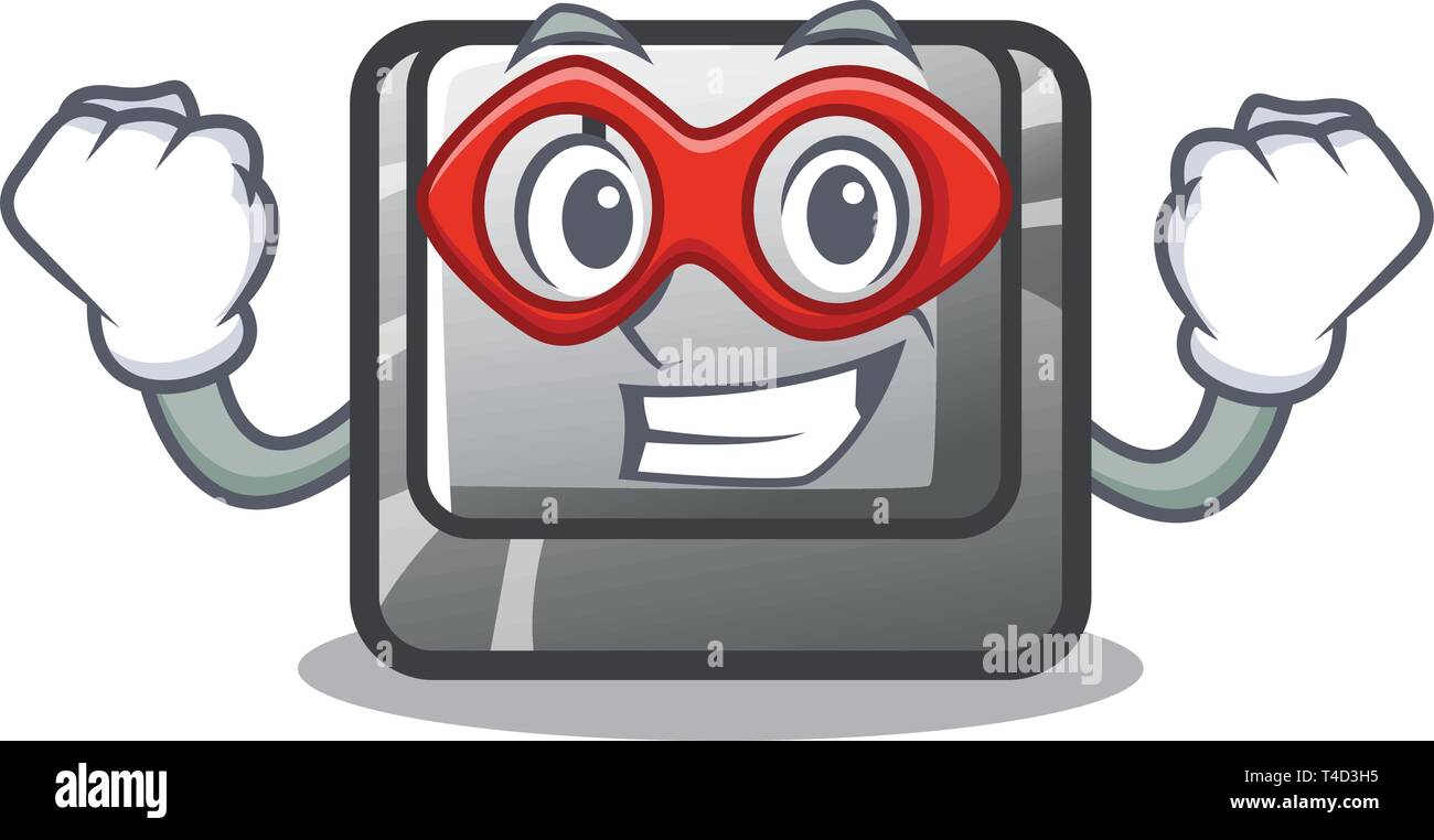 Super hero button J isolated in the cartoon Stock Vector Image & Art ...