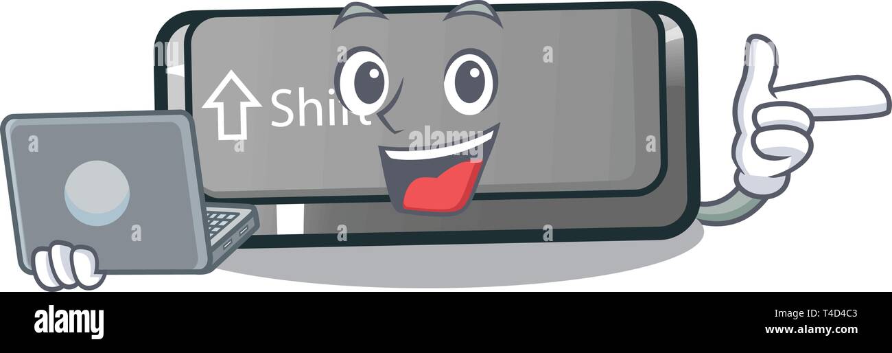 Keyboard shift Stock Vector Images - Alamy