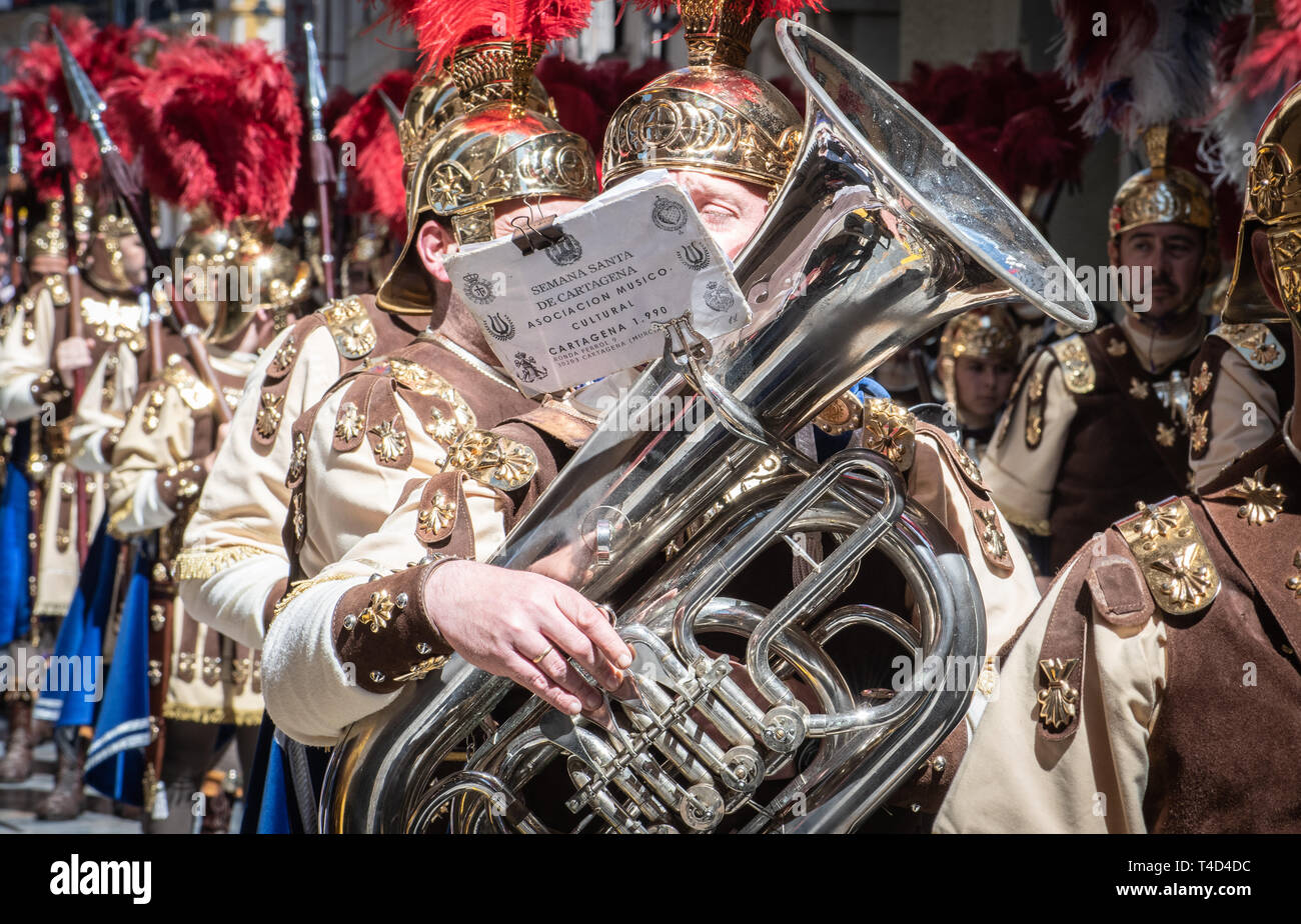 Holy Week, Cartagena, Spain Stock Photo - Alamy