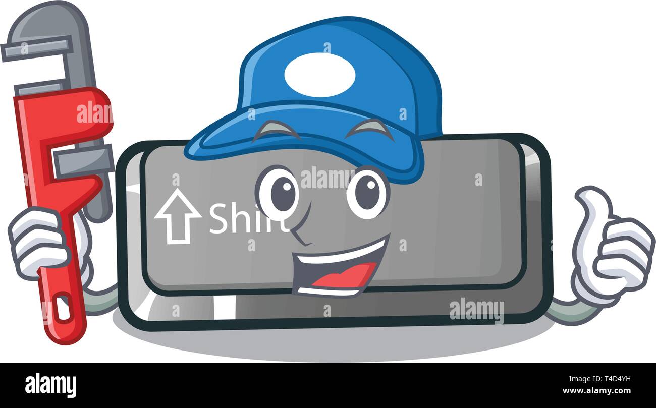 Plumber shift button installed in cartoon game Stock Vector Image & Art ...