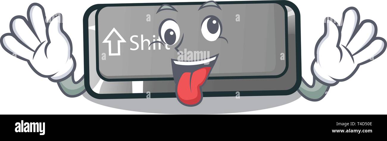 Crazy shift button installed in cartoon game Stock Vector Image & Art ...