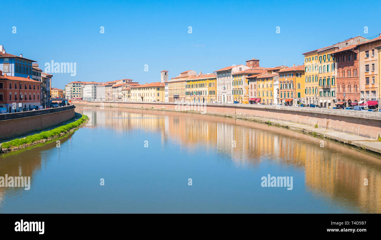 Pisa ponte di mezzo bridge hi-res stock photography and images - Alamy