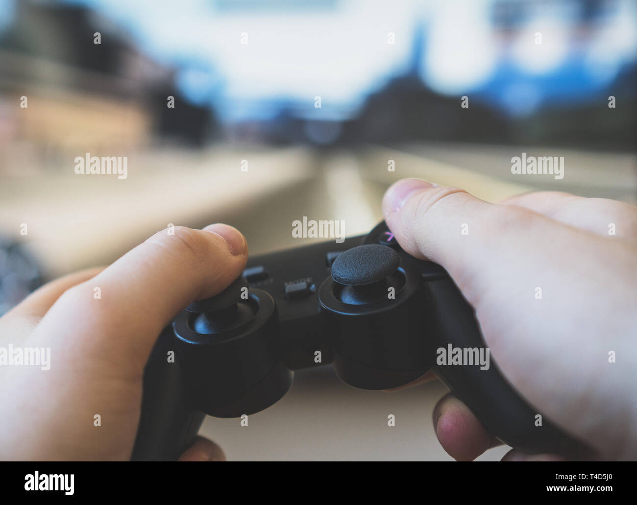 Controller in hands hi-res stock photography and images - Alamy