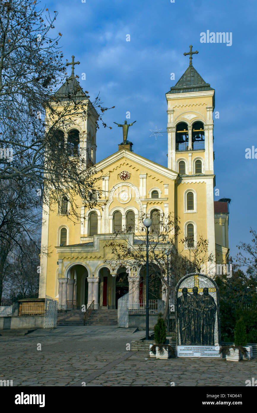 RAKOVSKI, BULGARIA - DECEMBER 25, 2013: Sunset view of The Roman ...