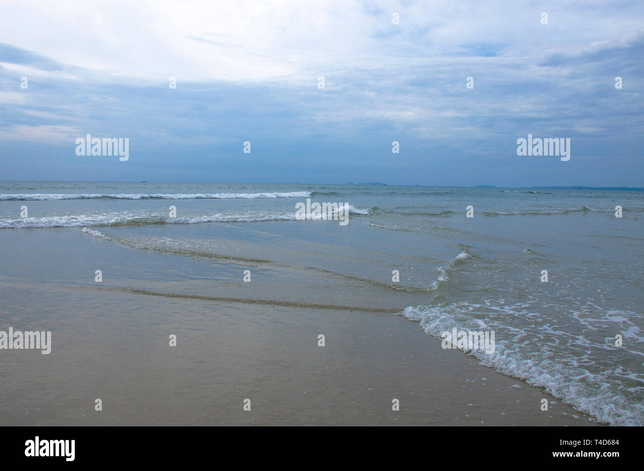 Beautiful landscape the Arabian Sea in Goa India Stock Photo - Alamy