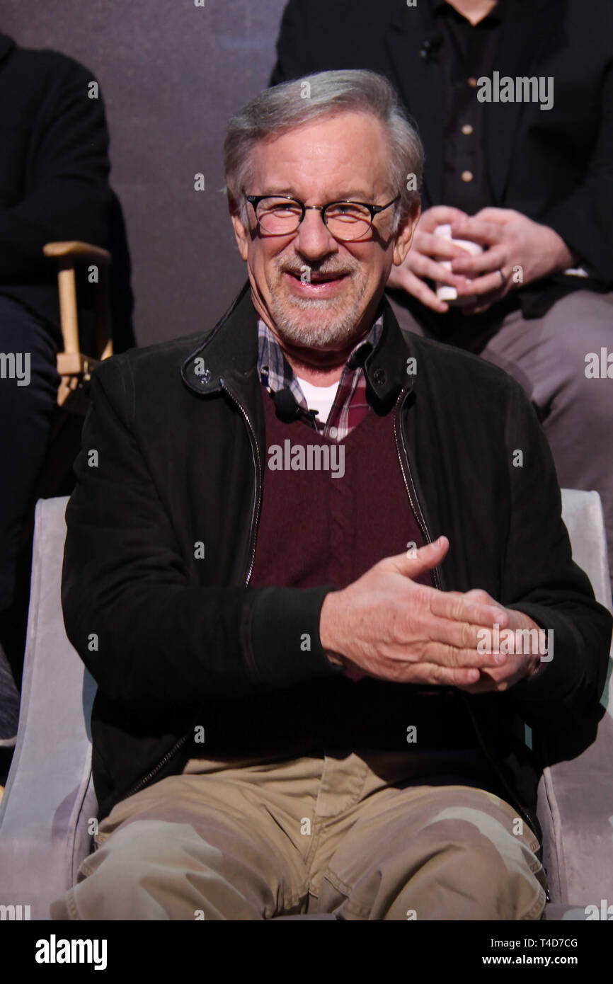 Los Angeles, CA, USA. Steven Spielberg at "Ready Player One" Los ...