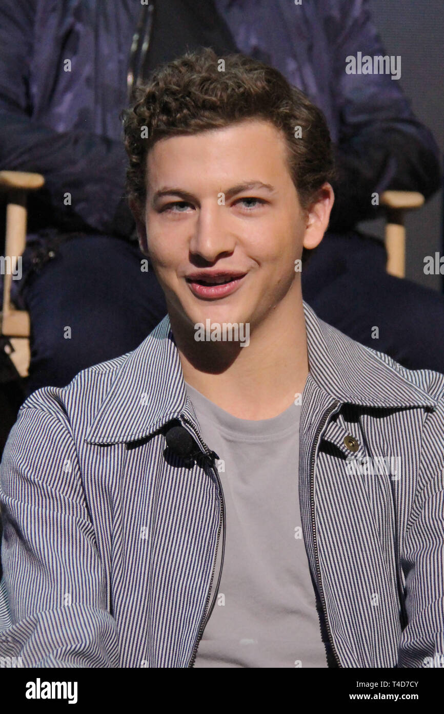 Los Angeles, CA, USA. Tye Sheridan at "Ready Player One" Los Angeles ...