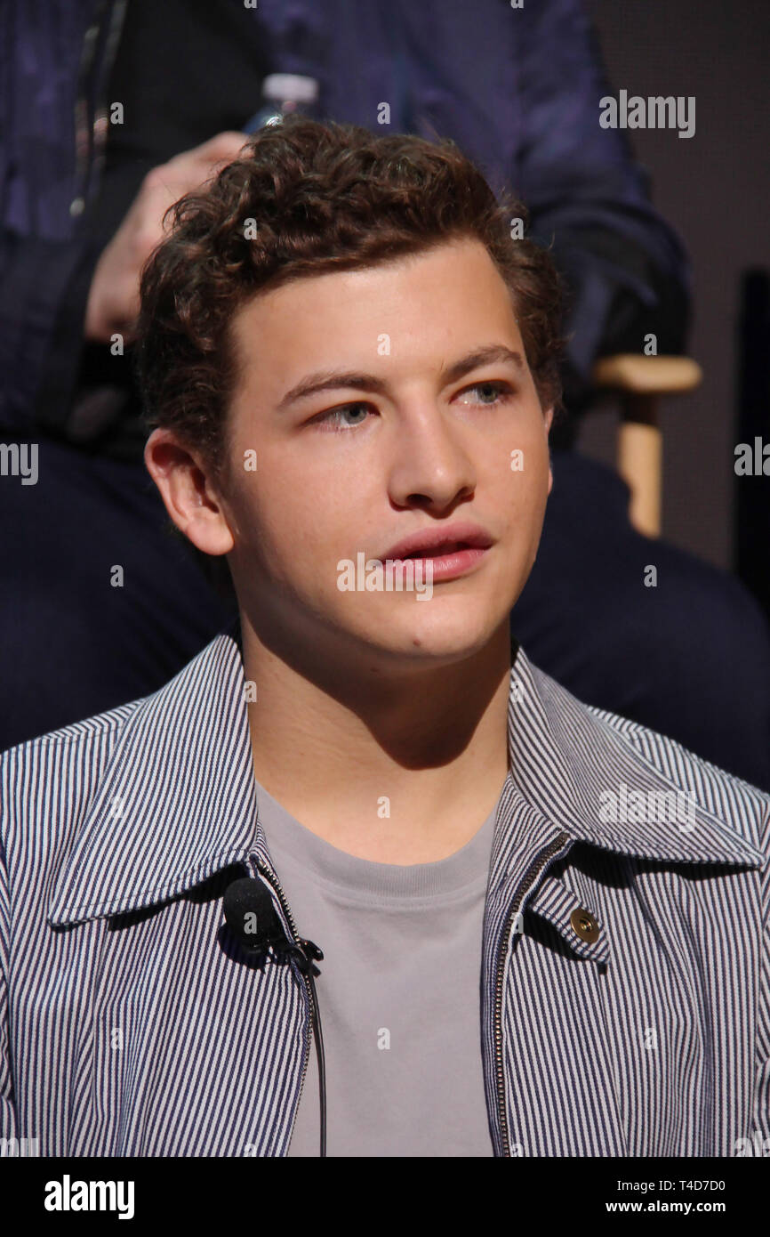 Los Angeles, CA, USA. Tye Sheridan at "Ready Player One" Los Angeles ...