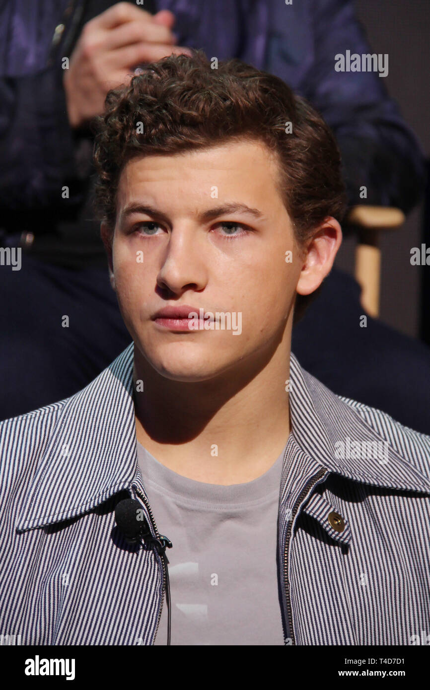 Los Angeles, CA, USA. Tye Sheridan at "Ready Player One" Los Angeles ...