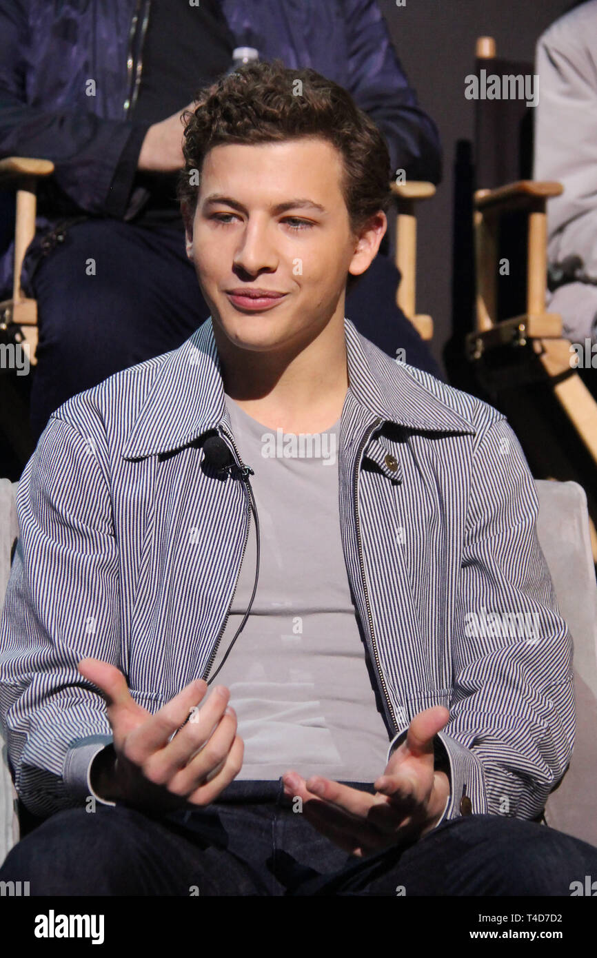 Los Angeles, CA, USA. Tye Sheridan at "Ready Player One" Los Angeles ...