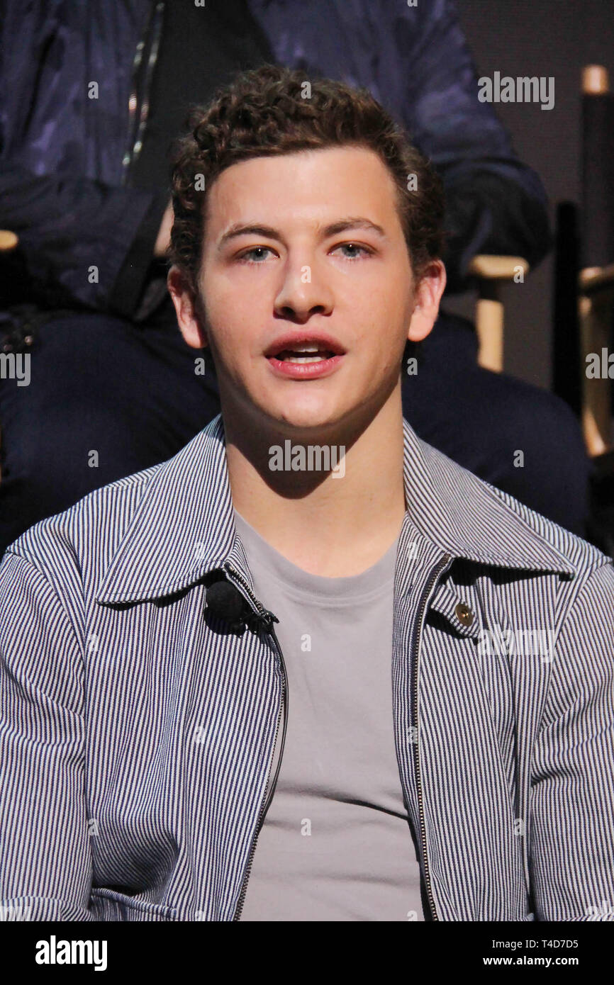 Los Angeles, CA, USA. Tye Sheridan at "Ready Player One" Los Angeles ...
