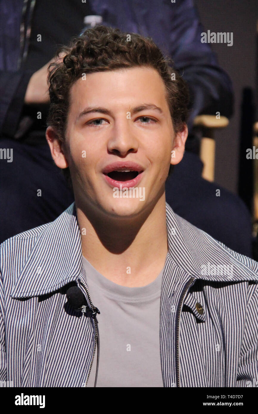 Los Angeles, CA, USA. Tye Sheridan at "Ready Player One" Los Angeles ...