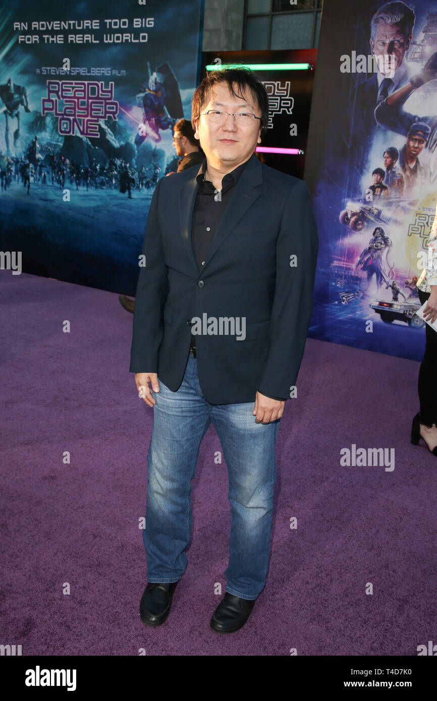 Hollywood, CA, USA. Masi Oka at "Ready Player One" Los Angeles Premiere ...