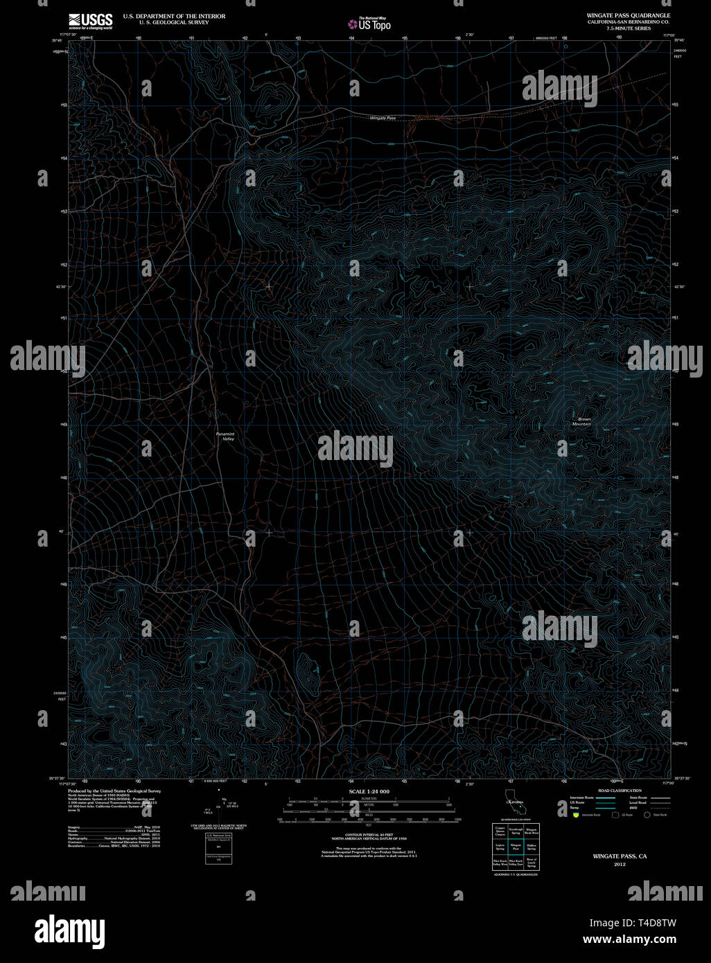 Wingate map hi-res stock photography and images - Alamy