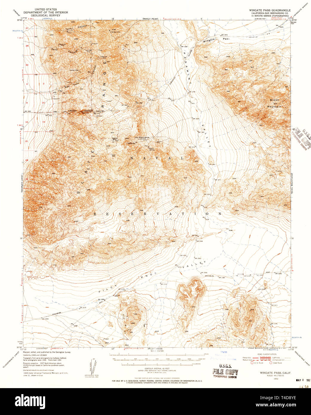 Wingate map hi-res stock photography and images - Alamy