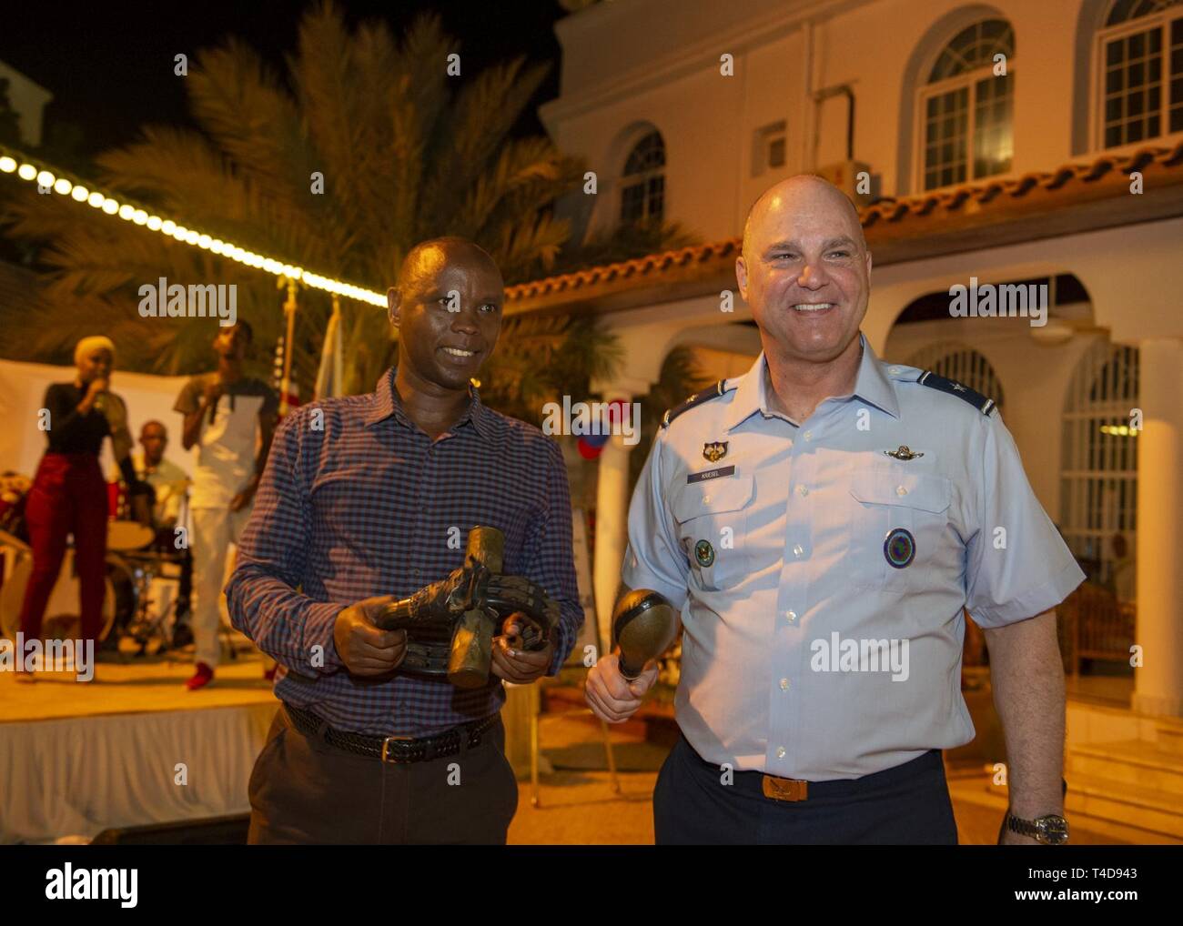 DJIBOUTI CITY, Djibouti - U.S. Air Force Brig. Gen. James R. Kriesel ...