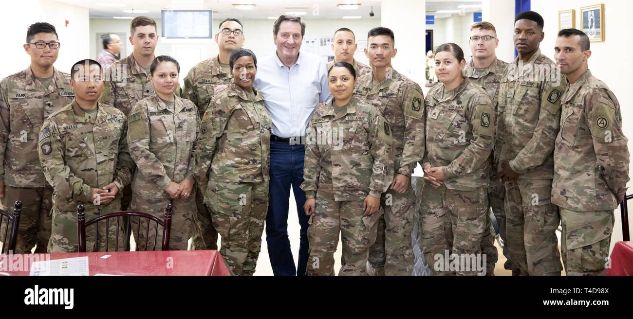 CAMP ARIFJAN, Kuwait - Rep. John Garamendi, a Democrat from California ...