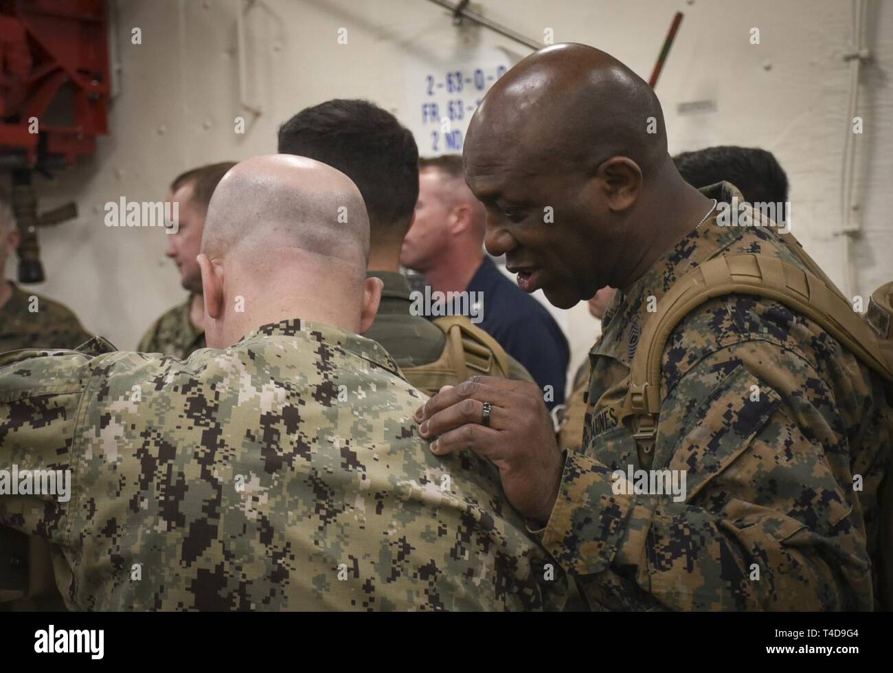 PACIFIC OCEAN (March 19, 2019) Sergeant Major of the Marine Corps ...