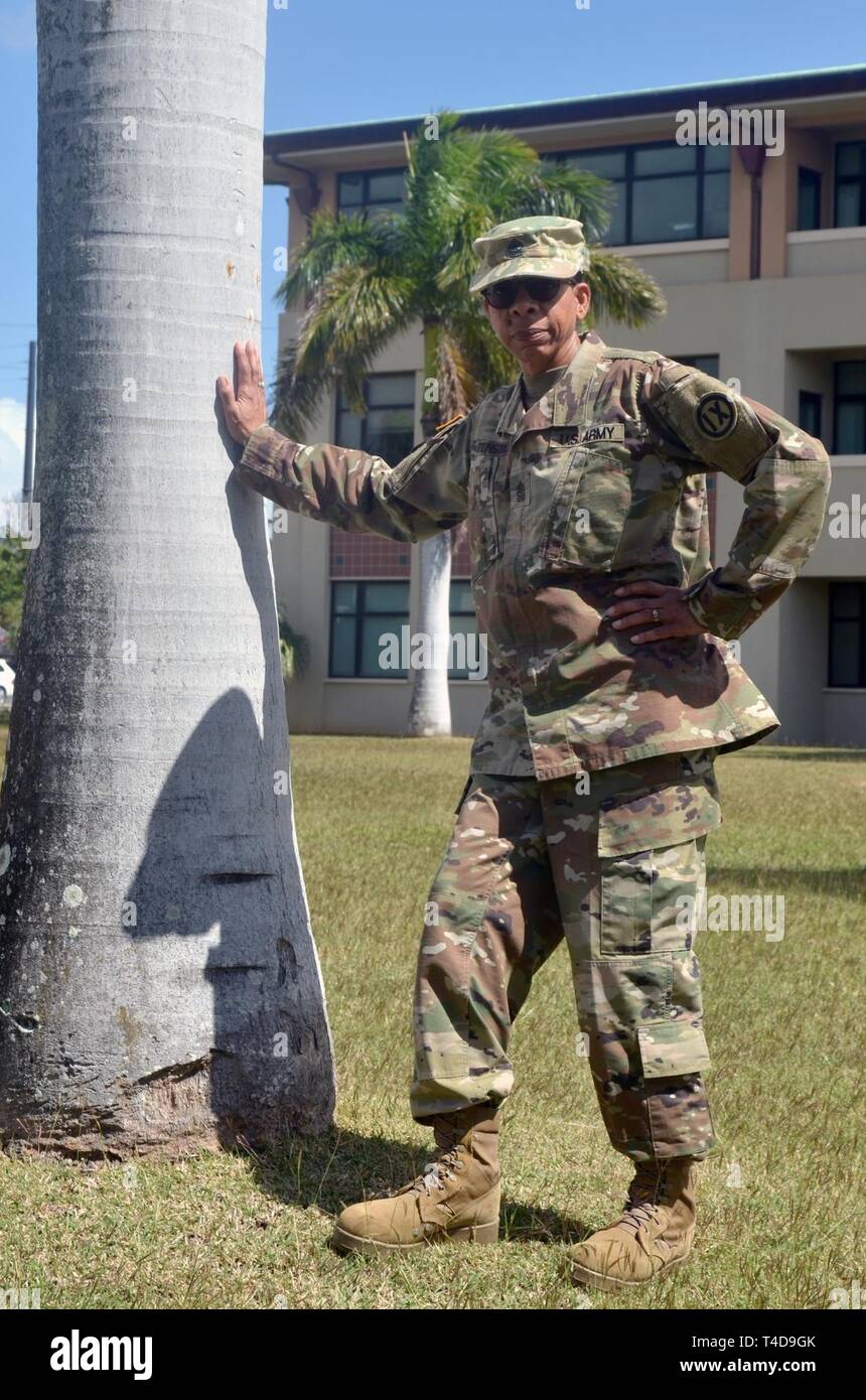 Sergeant Maj. Norene Tunstall, acting command sergeant major for the ...