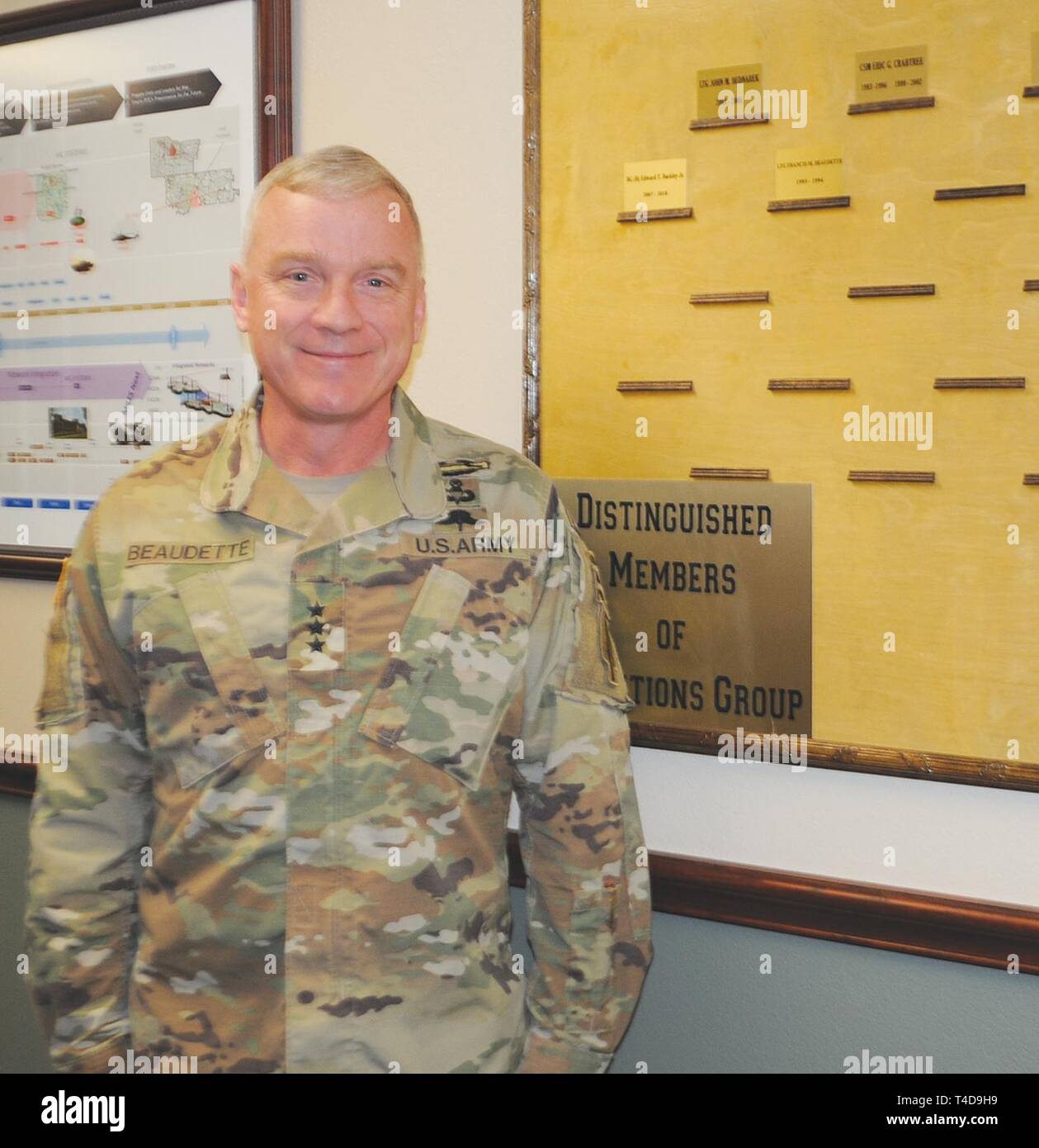 Lt. Gen. Francis Beaudette, commander, U.S. Army Special Operations ...